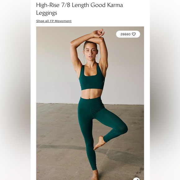 FP Movement by Free People | Pants & Jumpsuits | Nwot Free People Good Karma Leggings | Poshmark